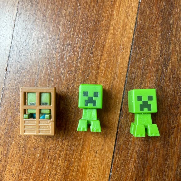 Minecraft | Toys | Three 3 Mini Minecraft Creepers | Poshmark